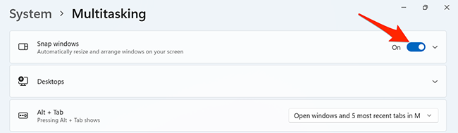 How to Turn Off Snap Layouts in Windows 11