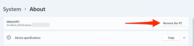 How to Rename Your Windows 11 PC
