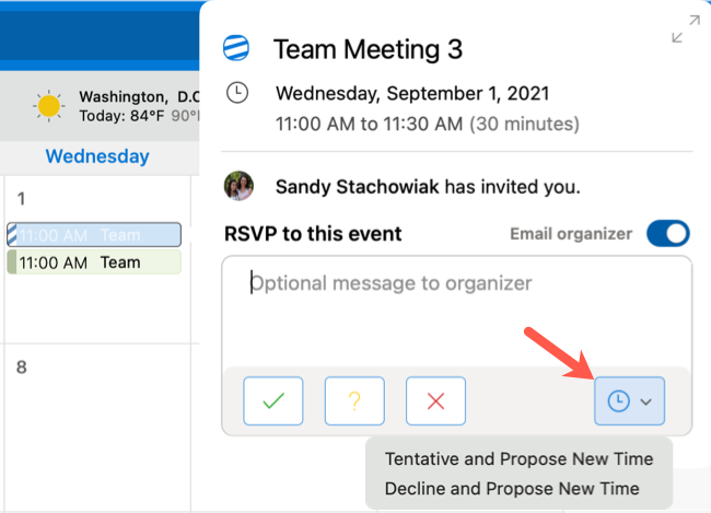 How to Propose a New Time for a Microsoft Outlook Event