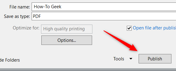 How to Convert a Microsoft Publisher File to a PDF