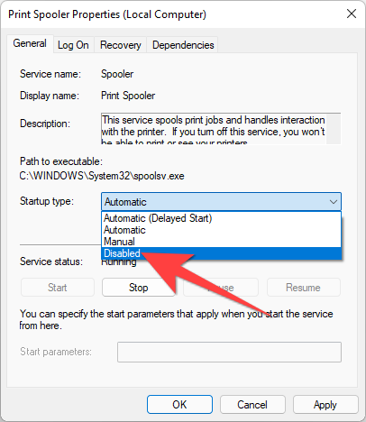 How to Disable the Print Spooler Service on Windows 10