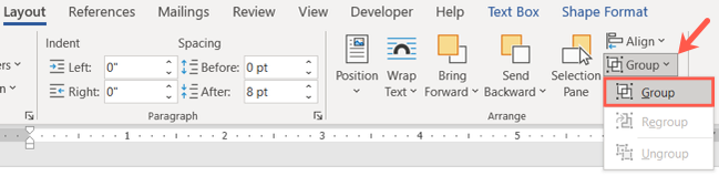 How to Group and Ungroup Shapes and Objects in Microsoft Word