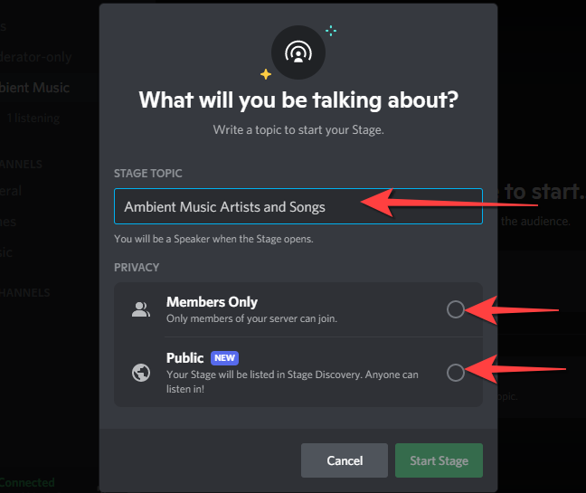 How to Create and Set Up a Stage Channel in Discord