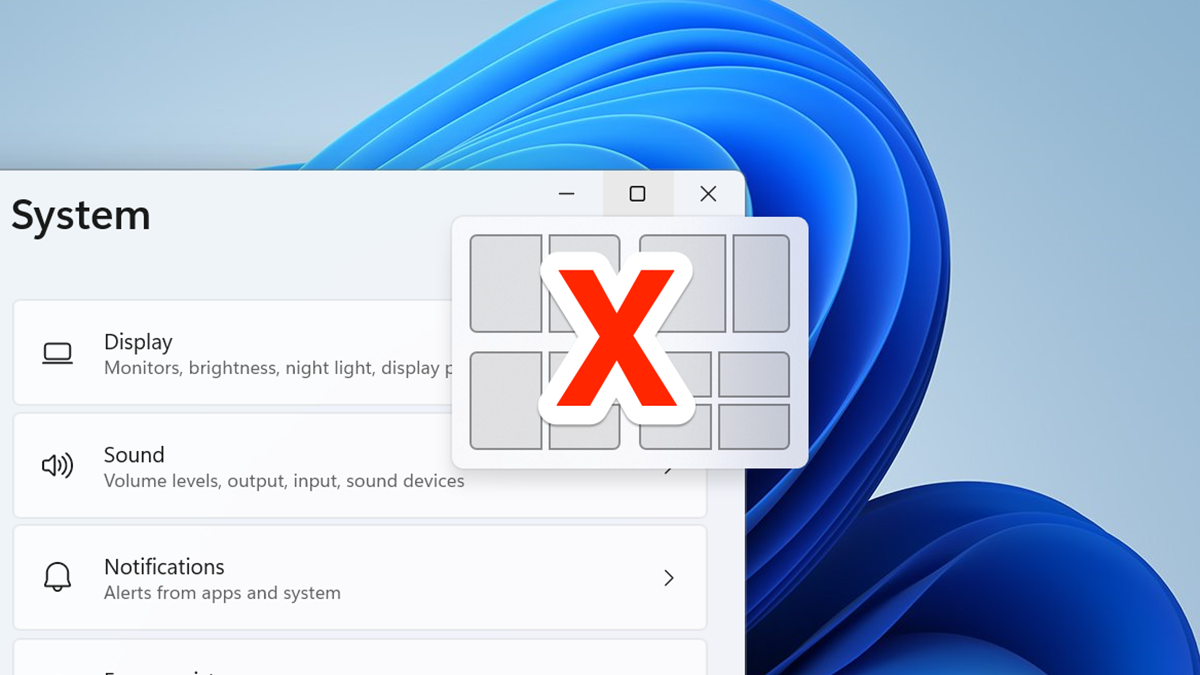 How to Turn Off Snap Layouts in Windows 11
