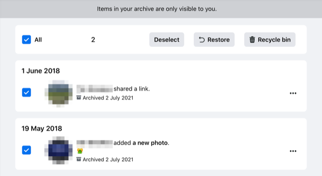 How to Archive Facebook Posts (without Deleting Them)