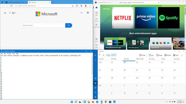 How Snap Works in Windows 11