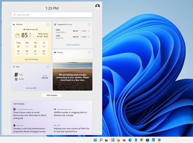 How Windows 11's New Widgets Work