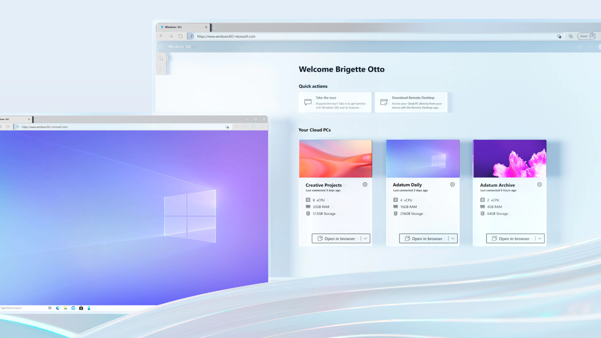 Microsoft Announces Windows 365: a Desktop PC in the Cloud