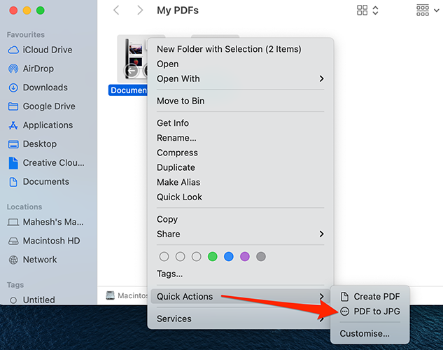 How to Convert PDF to JPG on Mac