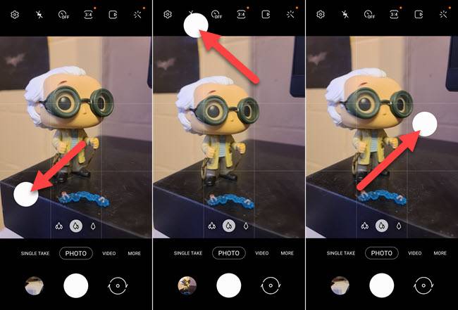 How to Move the Shutter Button on Samsung Galaxy Phones