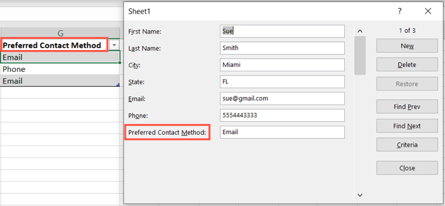 how do i do data entry in excel
