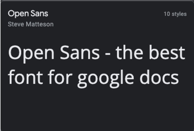 The Best Fonts for Google Docs Documents