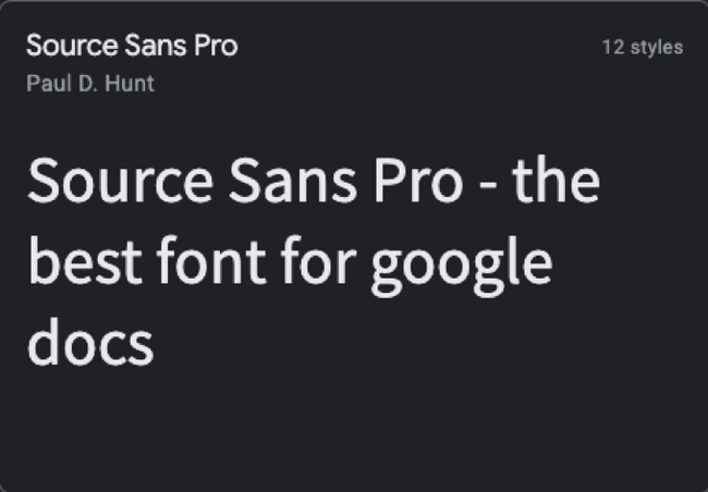 The Best Fonts for Google Docs Documents