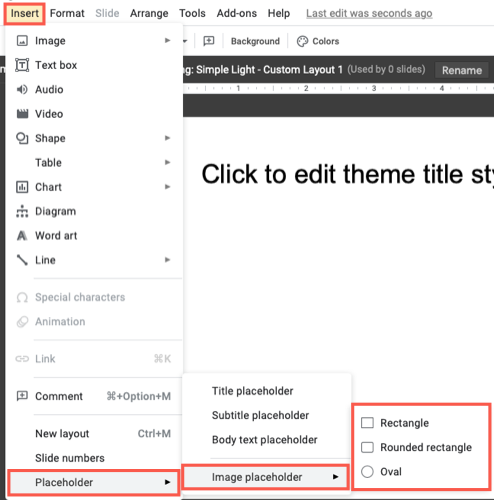 How to Add Image Placeholders in Google Slides