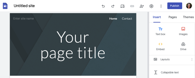 How to Use Google Sites