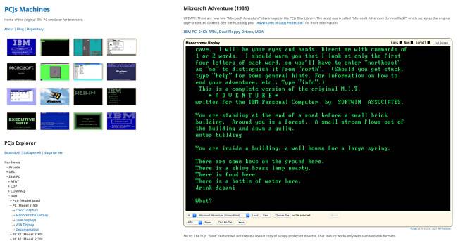 How to Play Microsoft Adventure, the World's First IBM PC Game