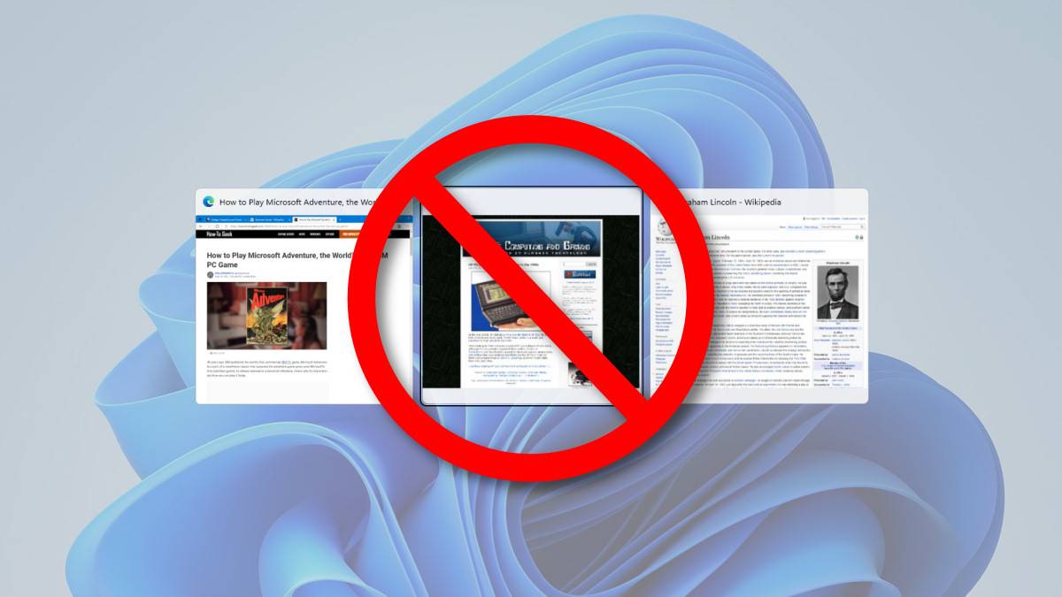 How to Stop Windows 11 from Showing Edge Tabs in Alt+Tab