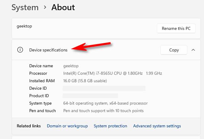 How to Check Your PC's Specs on Windows 11