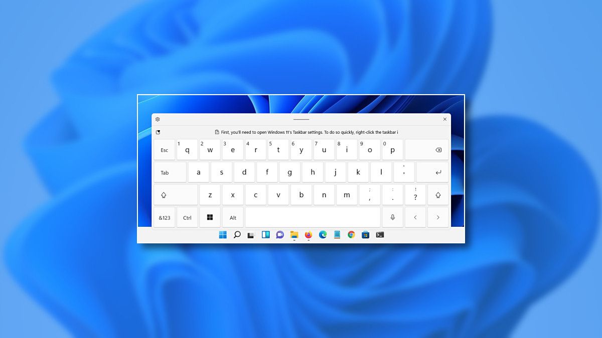 How to Enable the Touch Keyboard on Windows 11