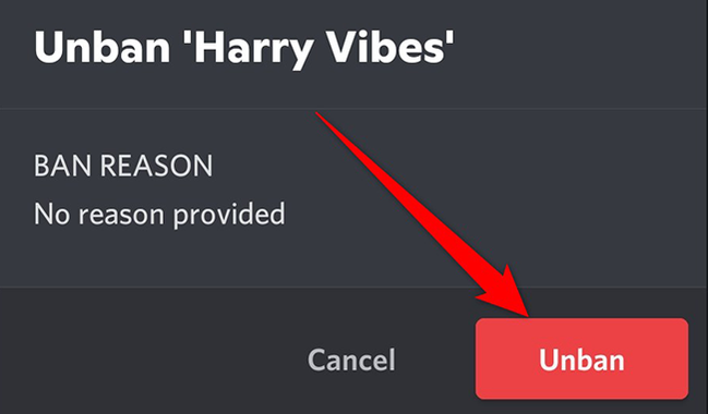 How to Unban Someone on Discord