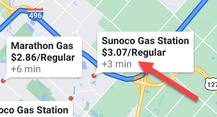 How to Find Gas on Your Route With Google Maps
