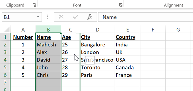 How to Move Columns and Rows in Microsoft Excel