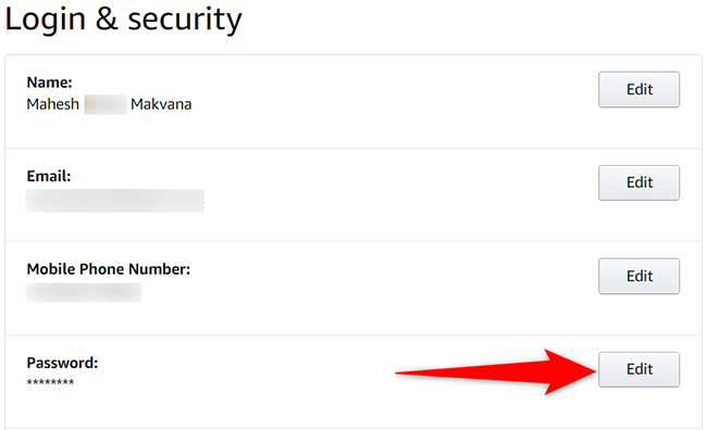 How to Change Your Amazon Account Password