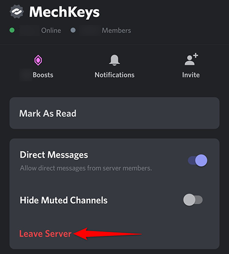 How to Leave a Discord Server