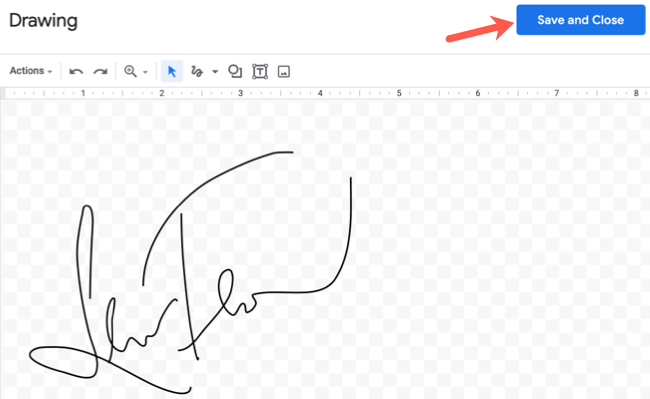 How to Insert a Handwritten Signature in Google Docs