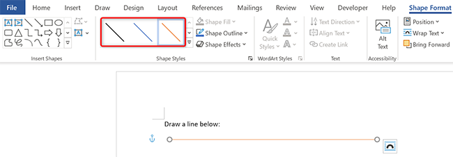 How to Insert a Line in Microsoft Word