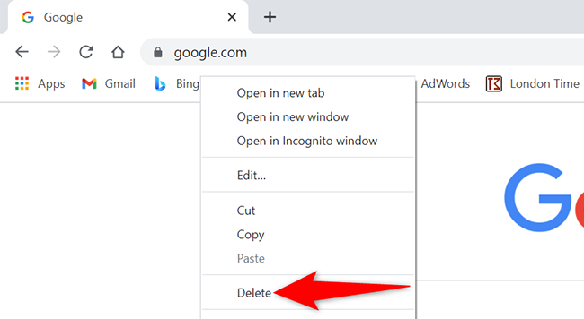 How to Delete Bookmarks on Google Chrome
