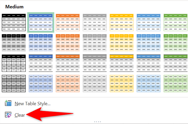 How to Remove Table Formatting in Microsoft Excel