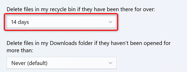 How to Automatically Empty the Recycle Bin in Windows 11