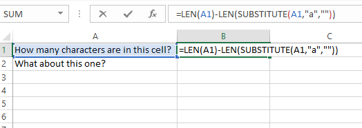 How to Count Characters in Microsoft Excel
