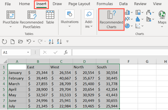 How to Make a Graph in Microsoft Excel