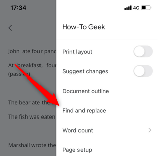 How to Search in Google Docs