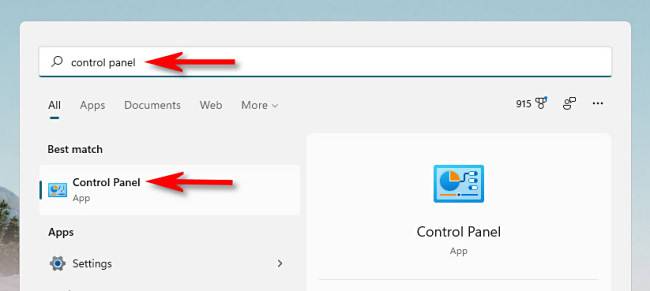 How to Open Control Panel on Windows 11