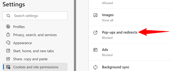 How to Disable the Pop-Up Blocker in Microsoft Edge
