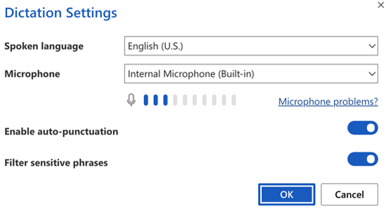 How to Dictate a Document in Microsoft Word