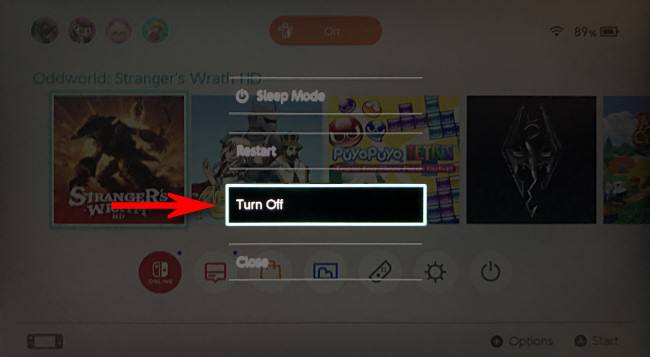 turn off switch completely