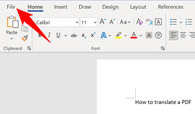 How to Translate a PDF