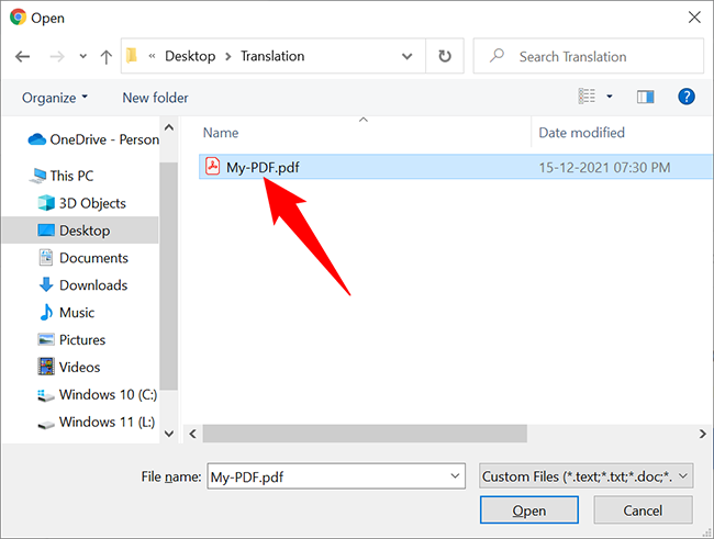 How to Translate a PDF