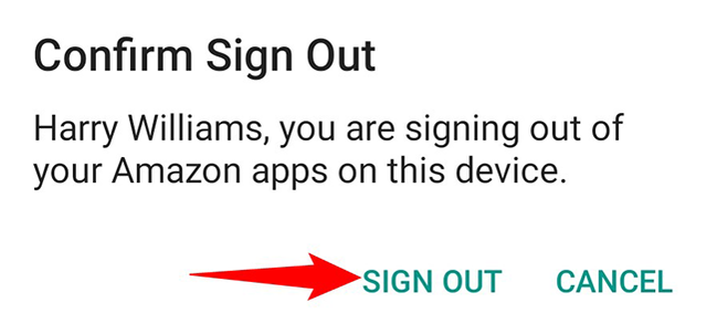 How to Log Out of the Amazon App or Website