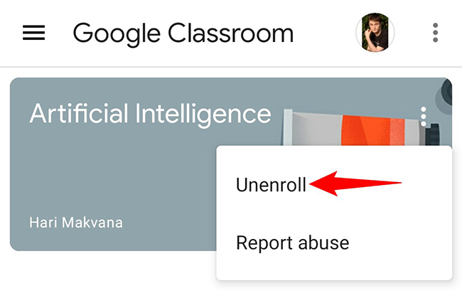 How to Leave a Google Classroom