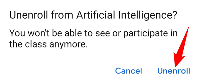 How to Leave a Google Classroom