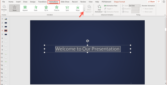 How to Animate Single Words or Letters in Microsoft PowerPoint