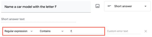 How to Validate Responses in Google Forms