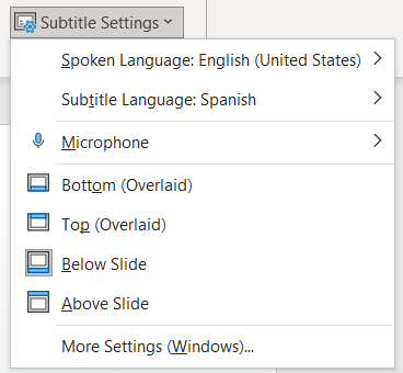 How to Set Up and Use Subtitles in Microsoft PowerPoint