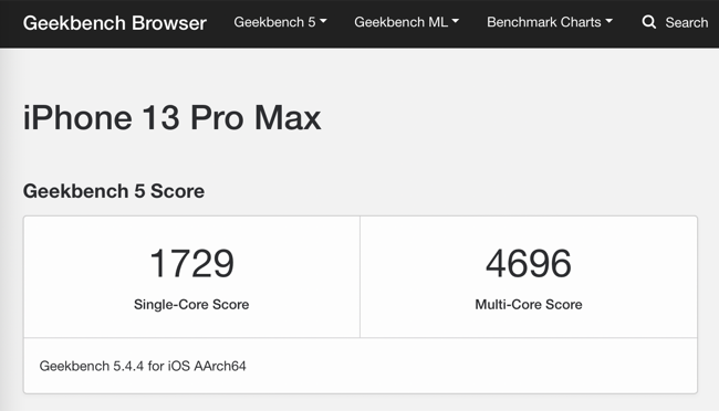 iphone 5 benchmark