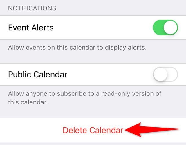 How to Delete Calendars on iPhone